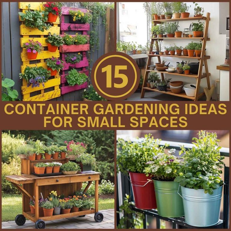 15 Clever Container Gardening Ideas for Small Spaces
