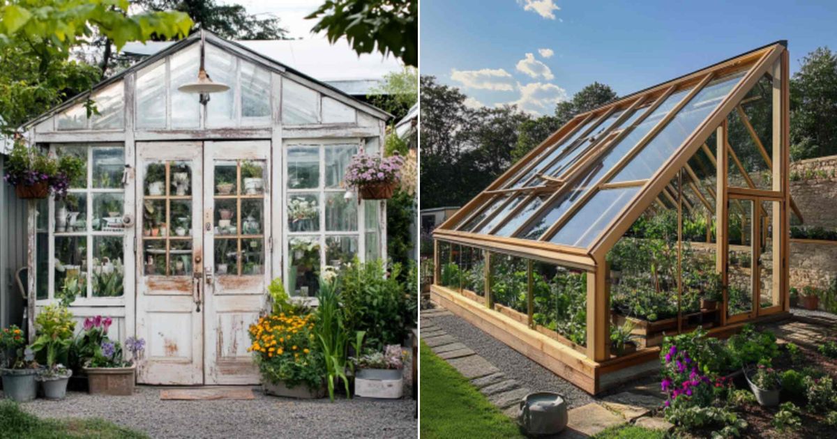20 Sustainable DIY Greenhouse Ideas for Eco-Friendly Gardeners