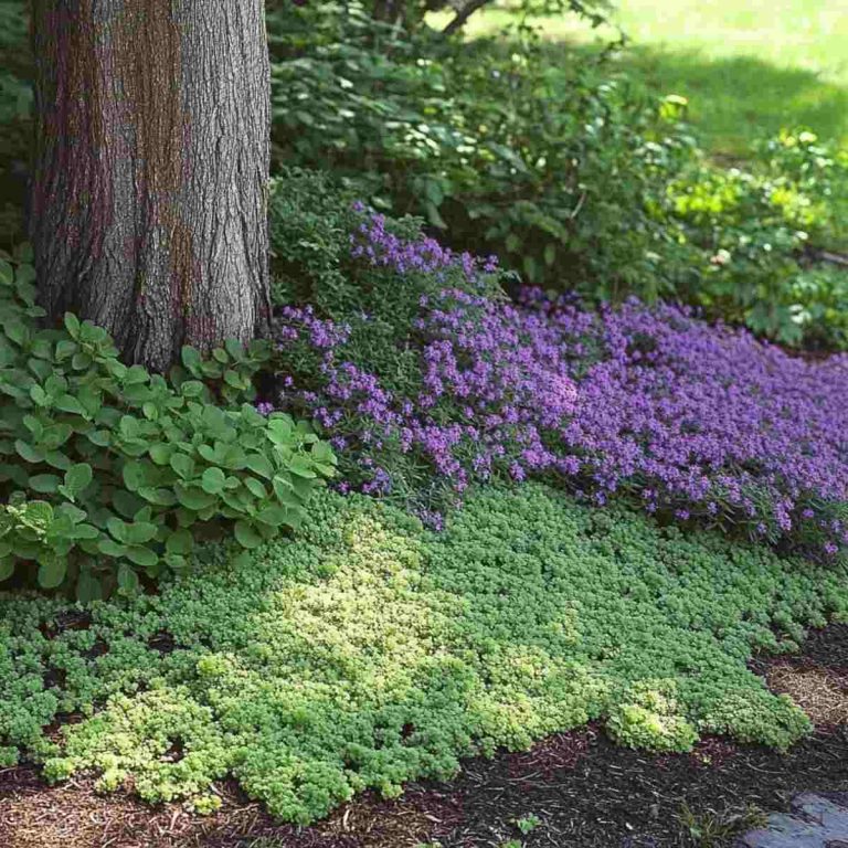 20 Lush Shade Garden Ideas Under Trees - Bloomy Heaven