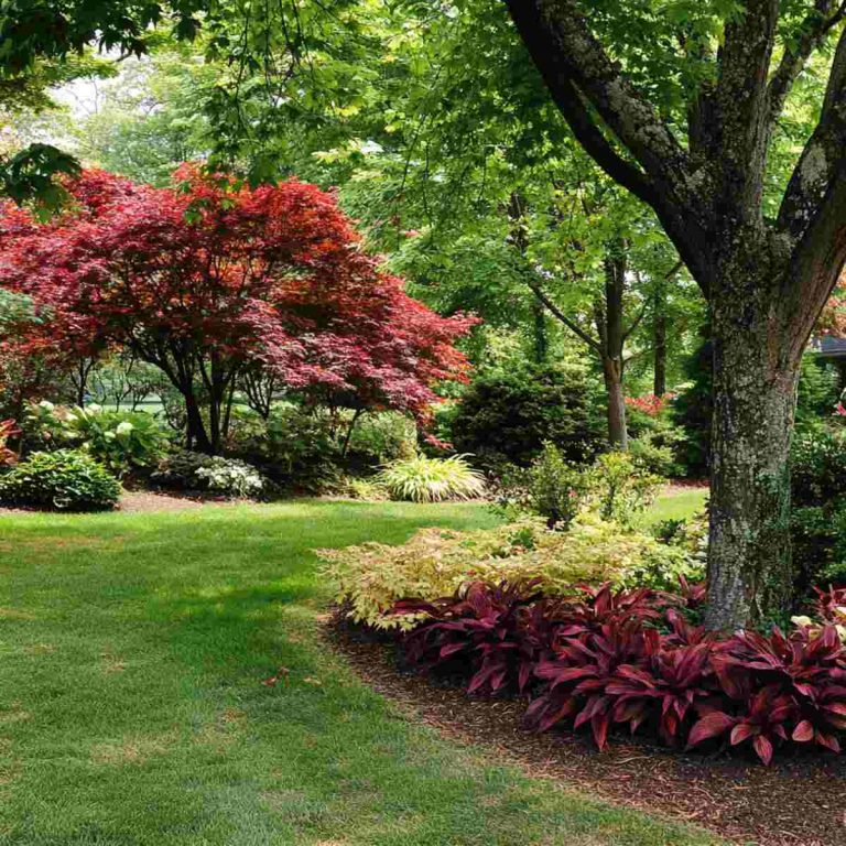 20 Lush Shade Garden Ideas Under Trees - Bloomy Heaven