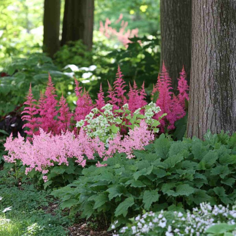 20 Lush Shade Garden Ideas Under Trees - Bloomy Heaven