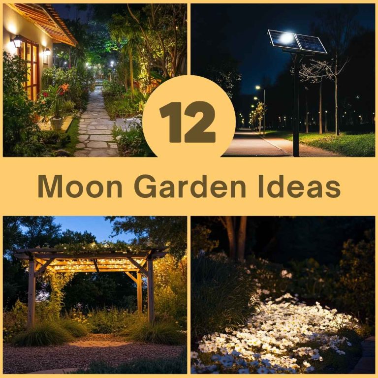 10 Magical Moon Garden Ideas That Glows at Night
