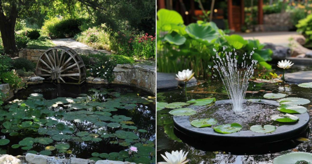 20 Unique Water Garden Ideas for a Calm and Beautiful Backyard
