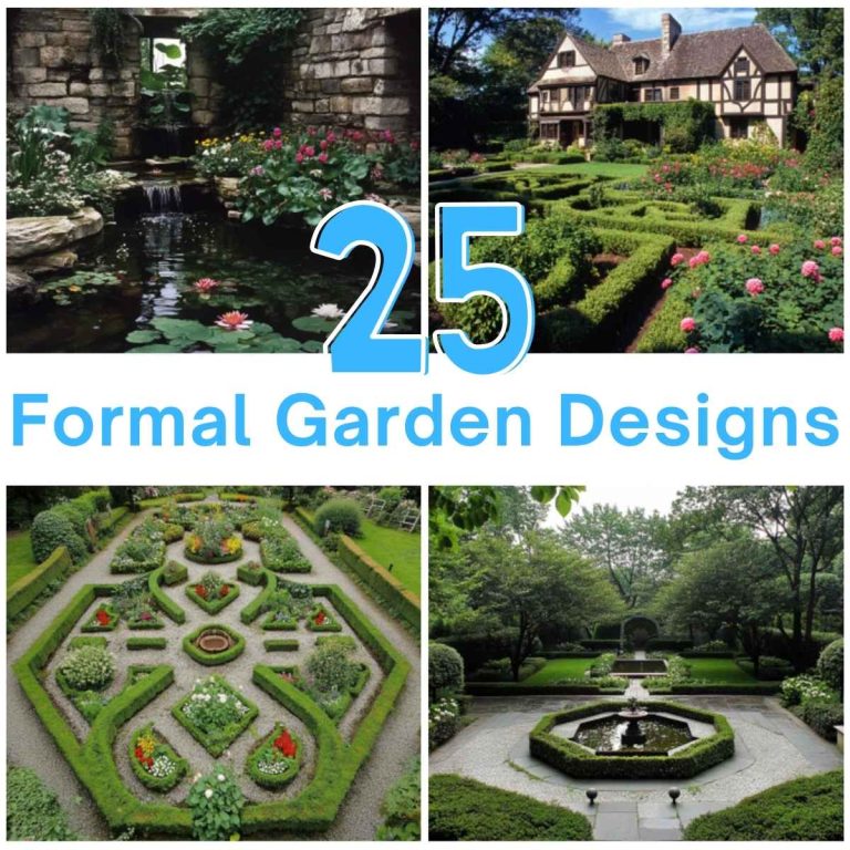 Top 25 Formal Garden Designs for Every Yard