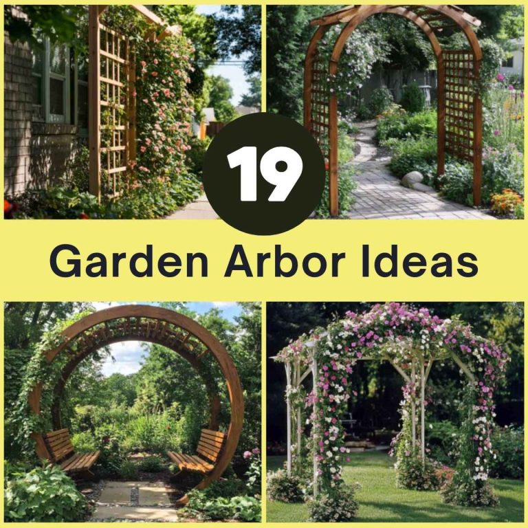 19 Unique Garden Arbor Ideas for Climbing Plants and Decor