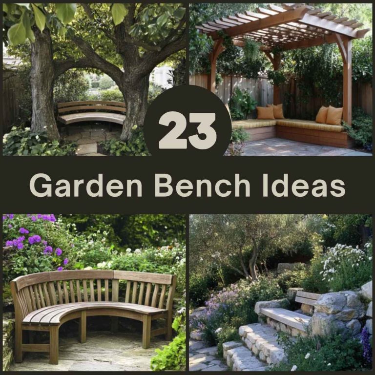 23 Perfect Garden Bench Ideas for Every Style and Budget