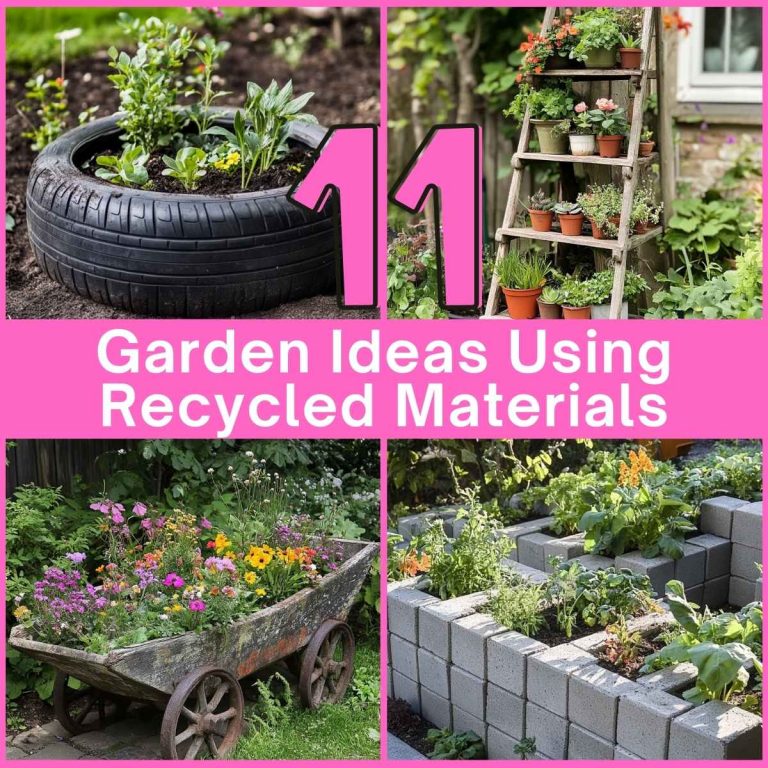 11 Best DIY Garden Ideas Using Recycled Materials