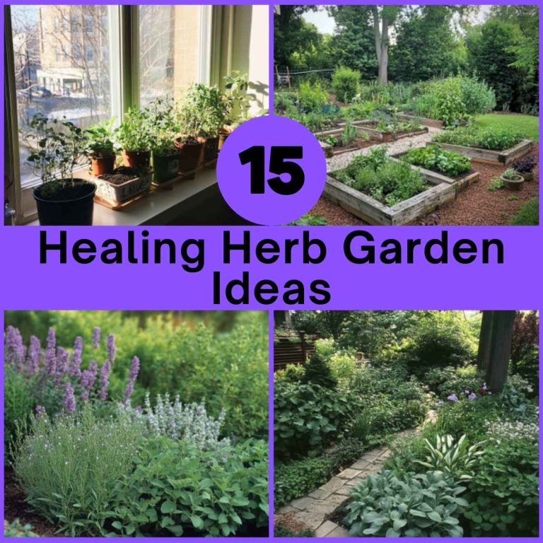 15 Healing Herb Garden Ideas for Health and Wellness