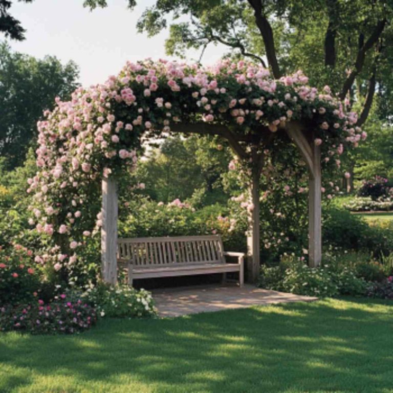 19 Unique Garden Arbor Ideas for Climbing Plants and Decor