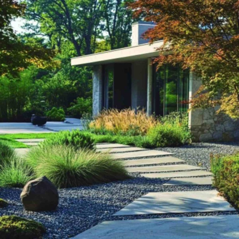 25 Creative No Grass Front Yard Ideas for Easy Maintenance