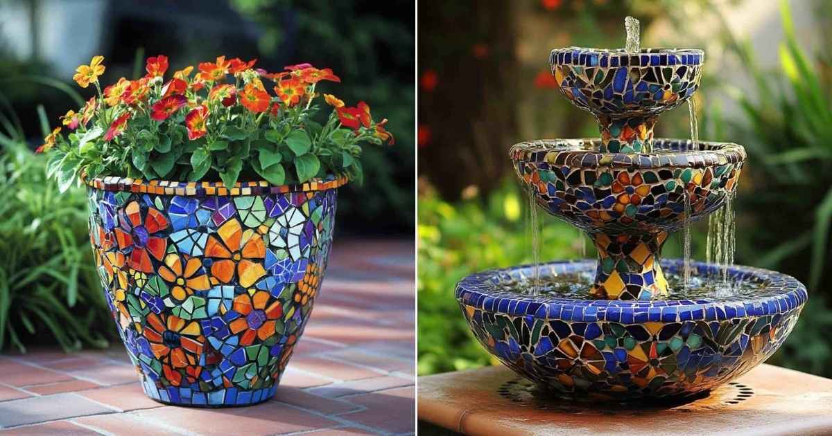 19 Beautiful Artistic Garden Mosaic Ideas You Need to Try