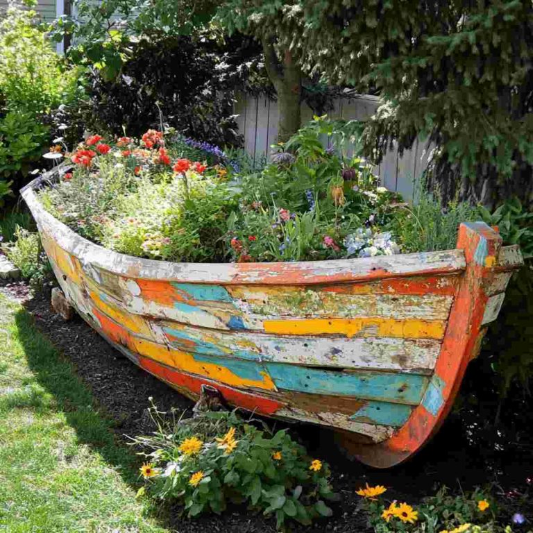 10 Creative Garden Ideas for Repurposing Old Boats