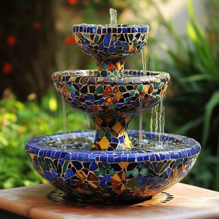 19 Beautiful Artistic Garden Mosaic Ideas You Need to Try