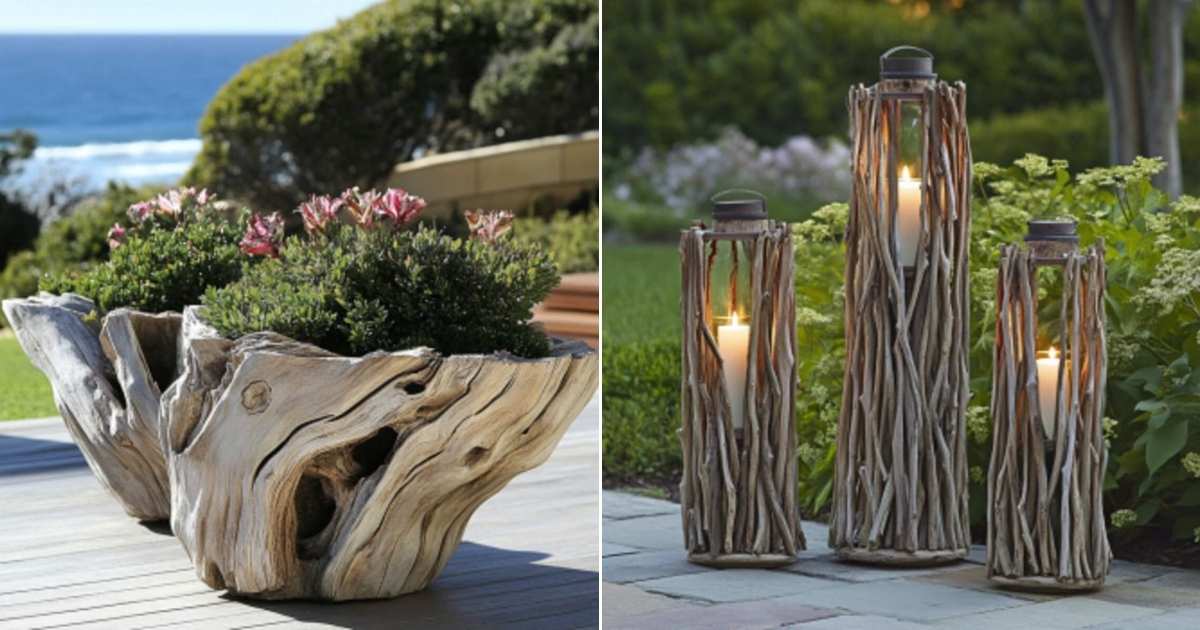 20 Best Driftwood Garden Art Ideas You'll Love
