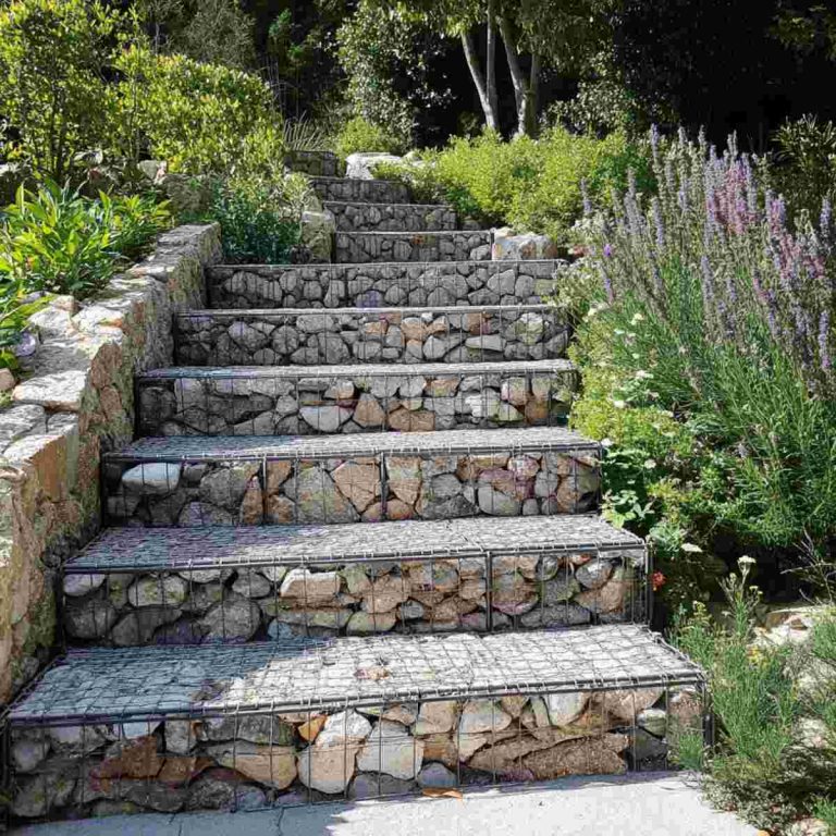 23 Beautiful & Practical Garden Staircase Ideas You’ll Love