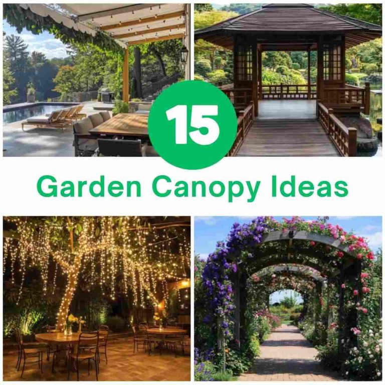 15 Easy and Beautiful Garden Canopy Ideas for Every Backyard