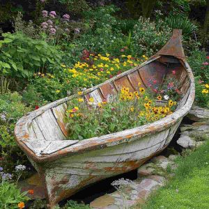 10 Creative Garden Ideas for Repurposing Old Boats