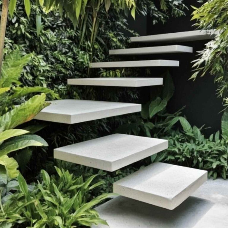 23 Beautiful & Practical Garden Staircase Ideas You’ll Love