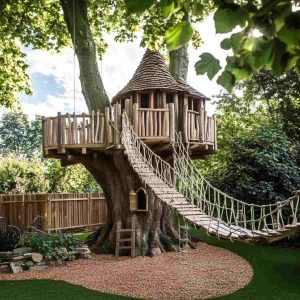 20 Magical Treehouse Garden Ideas You’ll Want in Your Backyard