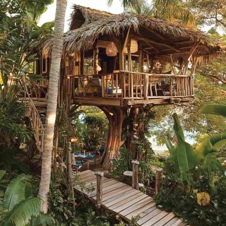 20 Magical Treehouse Garden Ideas You’ll Want in Your Backyard
