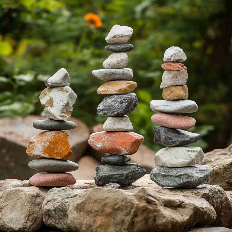 11 Best Rock Stacking Art Garden Sculpture Ideas