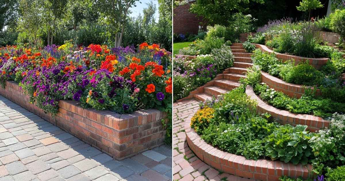 10 Best Brick-Lined Garden Bed Ideas for a Timeless Look