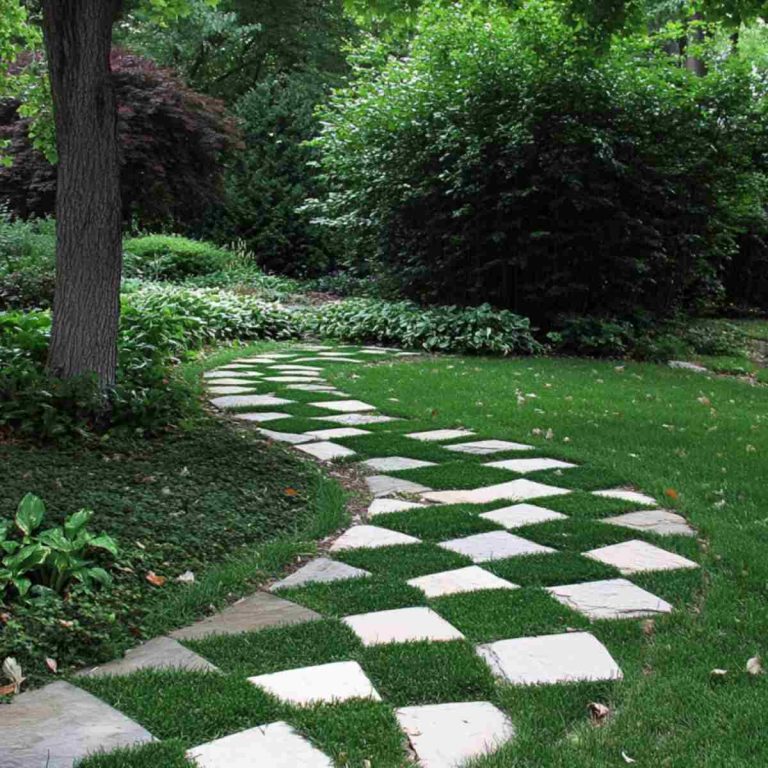 15 Beautiful Stone Path Garden Designs