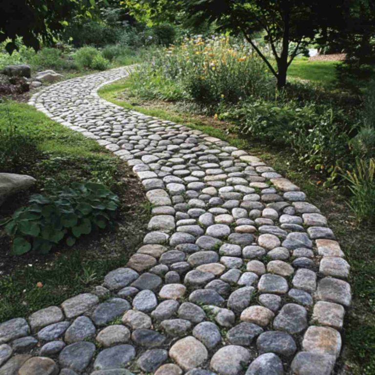 15 Beautiful Stone Path Garden Designs