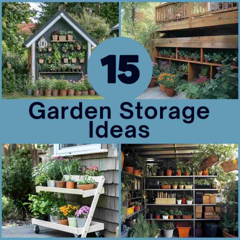 15 Practical Garden Storage Ideas