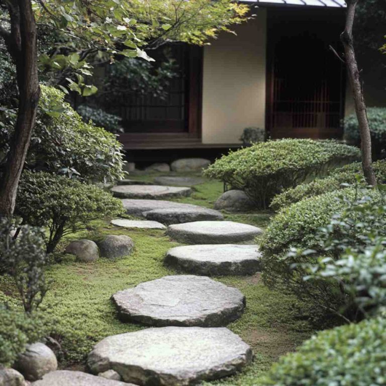 15 Beautiful Stone Path Garden Designs