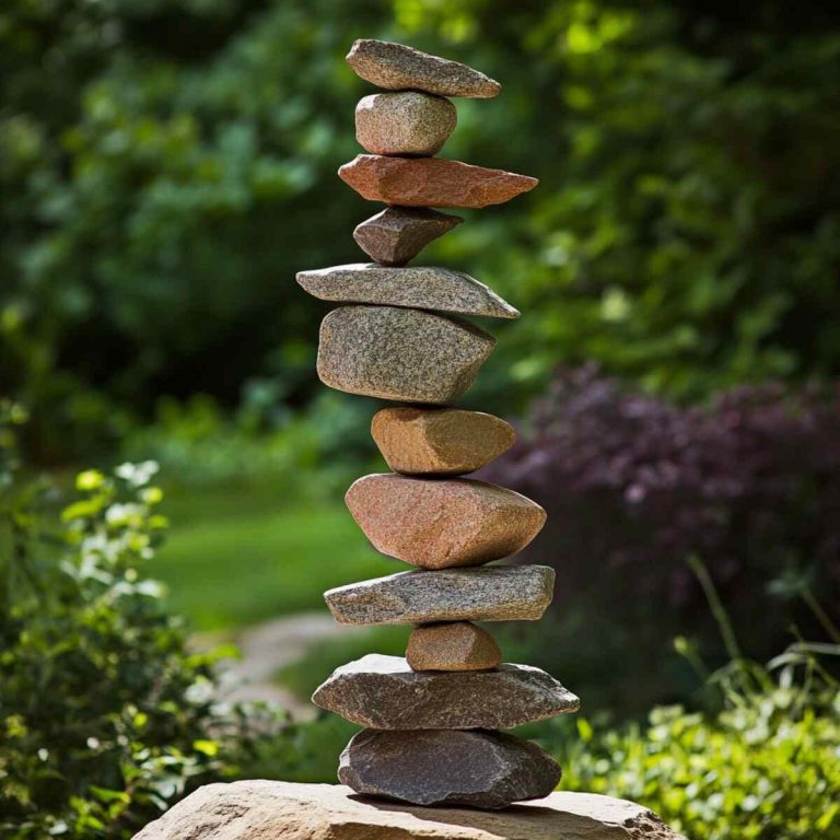 11 Best Rock Stacking Art Garden Sculpture Ideas