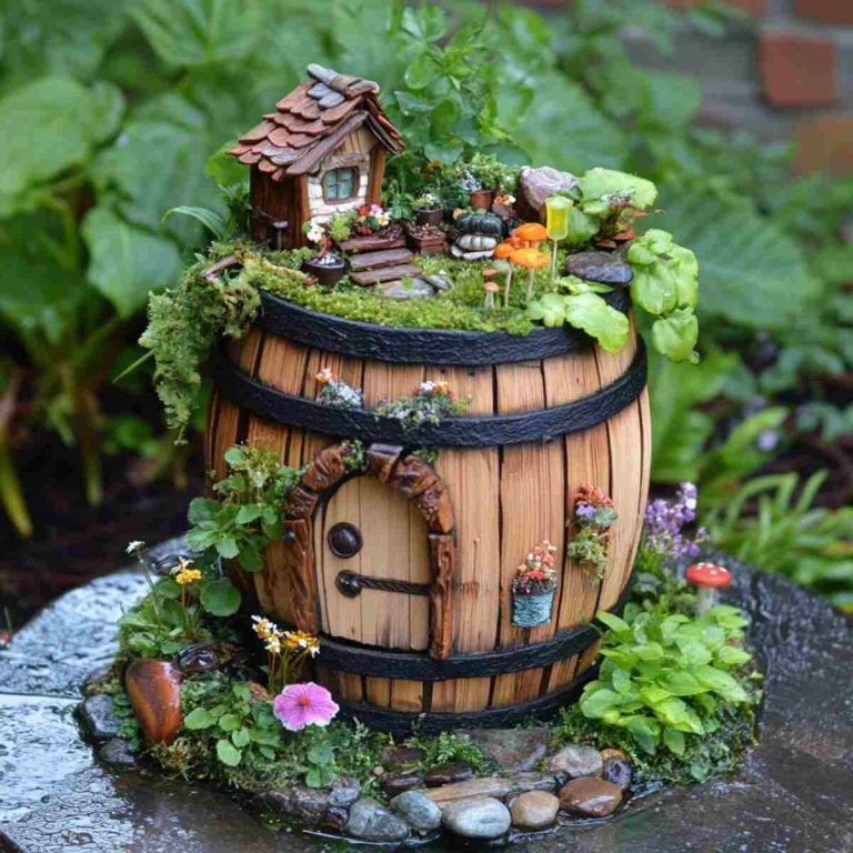 11 Gorgeous Rain Barrel Garden Ideas for a Sustainable Backyard