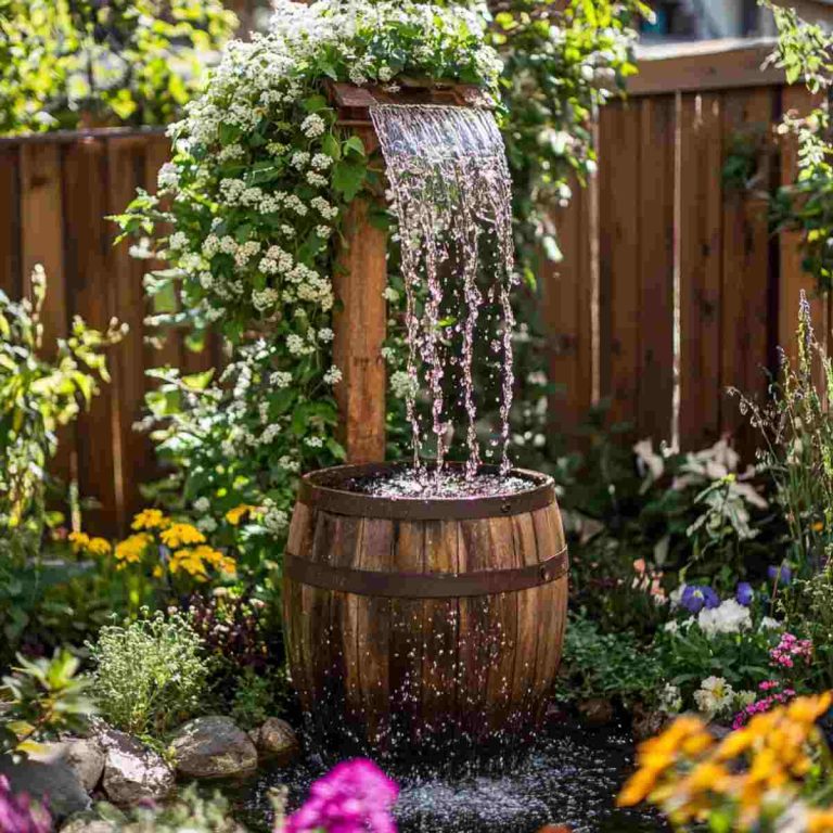 11 Gorgeous Rain Barrel Garden Ideas for a Sustainable Backyard