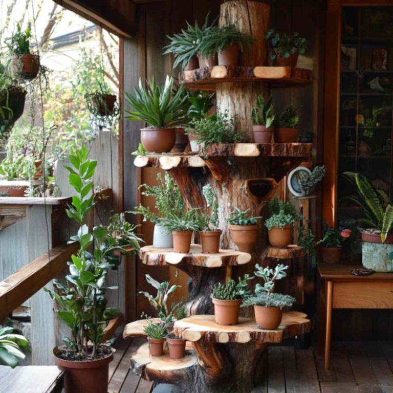 18 Creative Stumpery Garden Ideas That Will Wow Your Guests