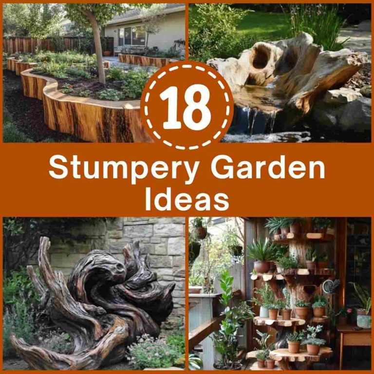 18 Creative Stumpery Garden Ideas That Will Wow Your Guests