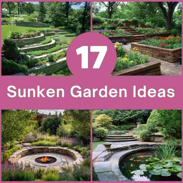 17 Breathtaking Sunken Garden Ideas You’ll Want to Copy