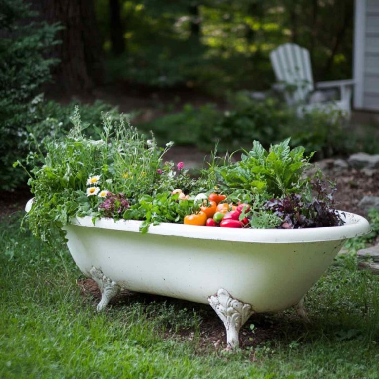 21 Top Repurposed Bathtub Garden Ideas