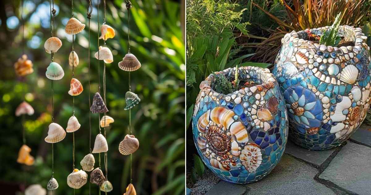 19 Garden Ideas Using Seashells That Add Coastal Charm to Your Yard