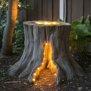 19 Best Tree Stump Planter Ideas You Need to Try This Season