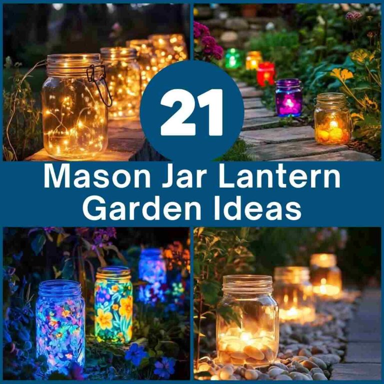 21 Mason Jar Lantern Garden Ideas You’ll Want to Try Tonight