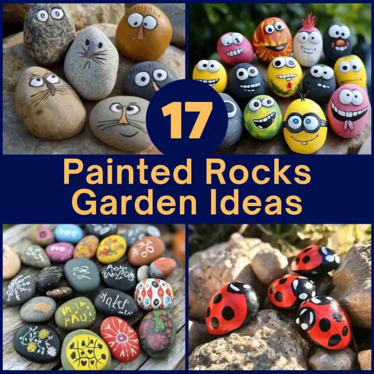 17 Beautiful and Easy Painted Rocks Garden Ideas