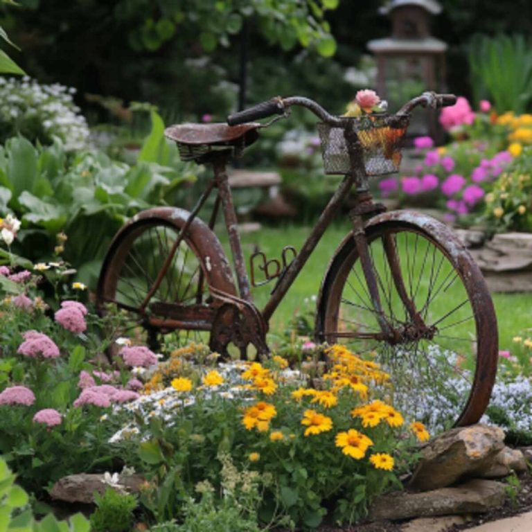 20 Bicycle Planter Ideas That Add Instant Charm