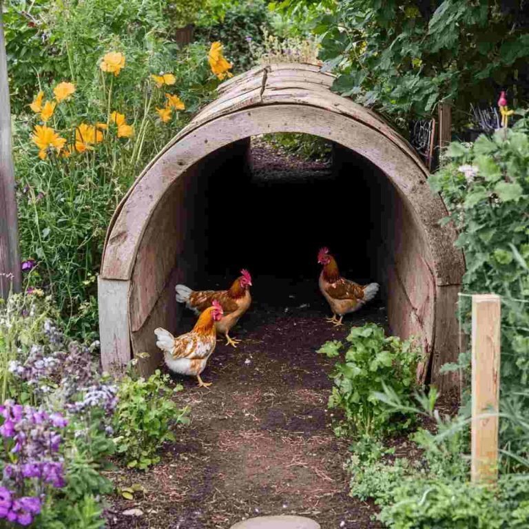20 Genius Garden Ideas for Happy Urban Chickens