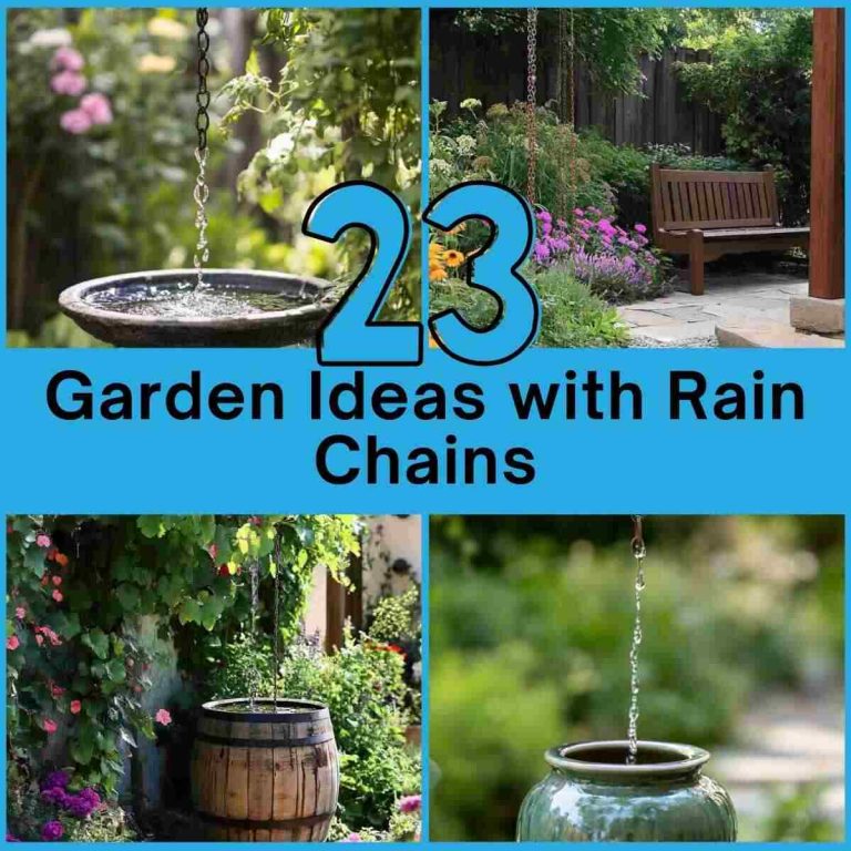 23 Rain Chain Garden Ideas That Make Rainy Days Worth Watching