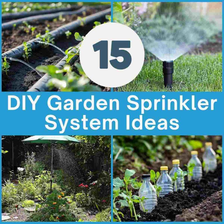 15 Easy DIY Garden Sprinkler Systems You Can Build Today