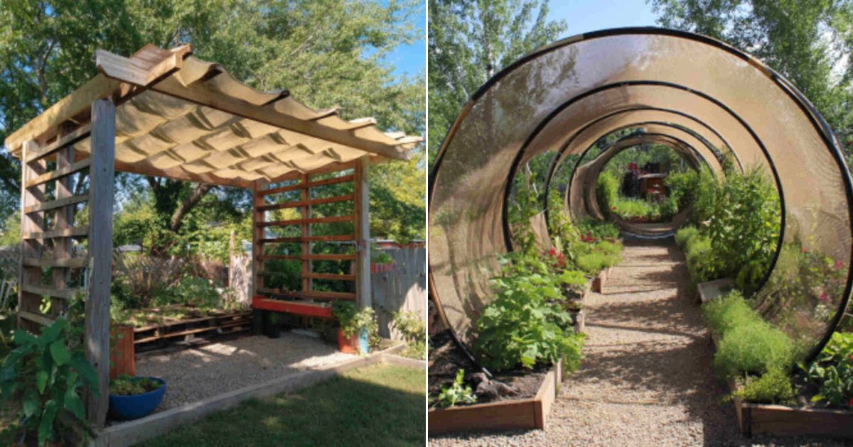 17 DIY Shade Cloth Structures That Actually Work